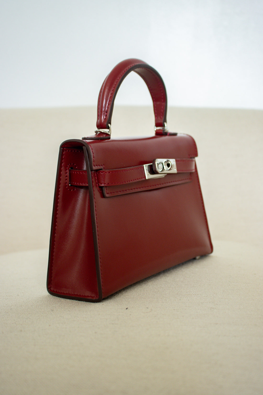 Eva Mini Top Handle Bag Red – The Vault Label