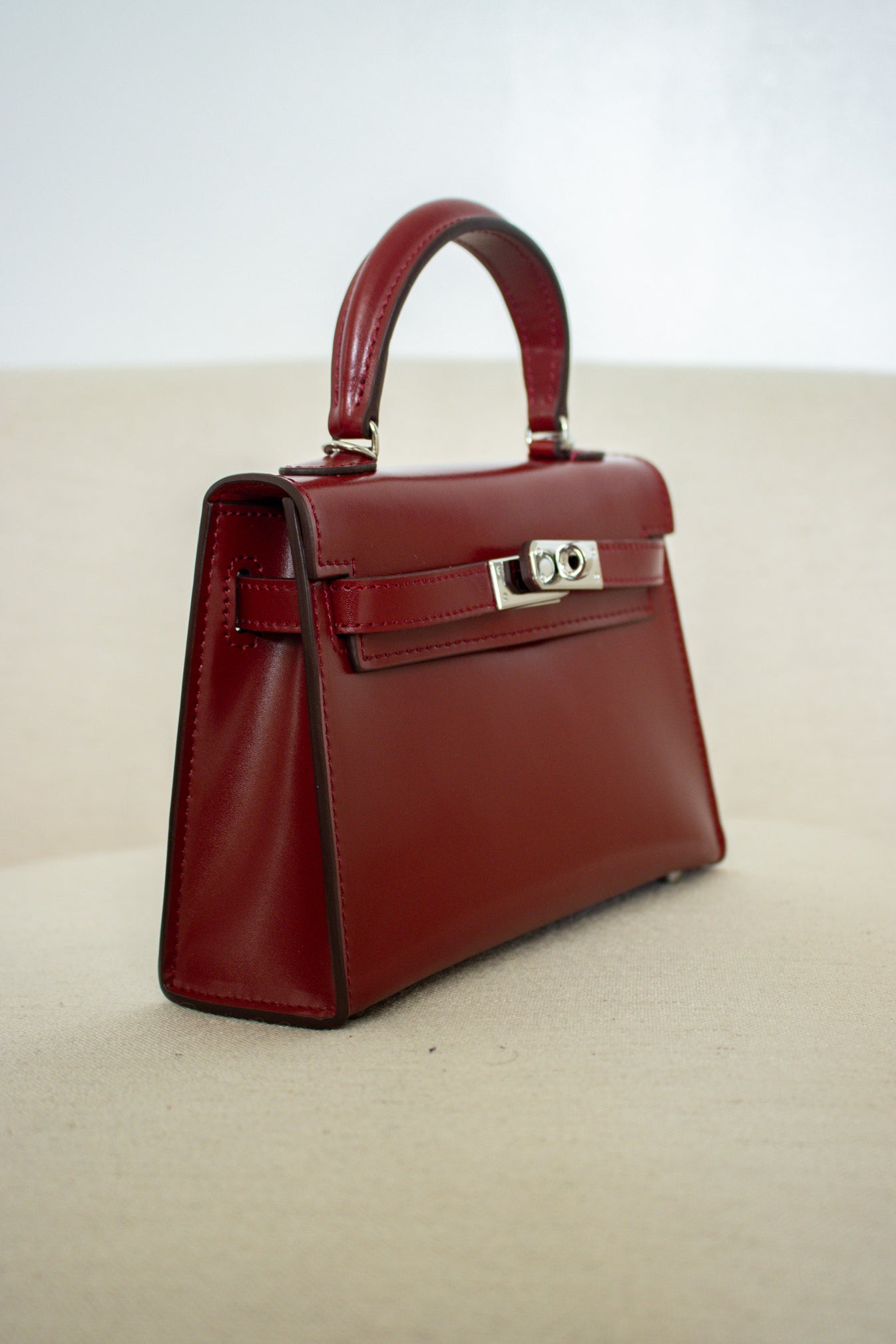 Eva Mini Top Handle Bag Red – The Vault Label